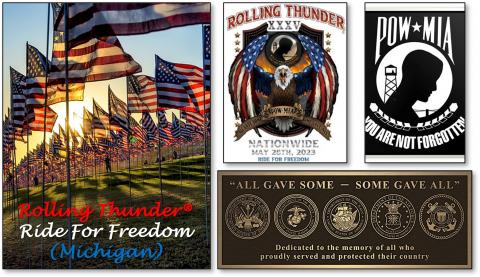 Rolling Thunder® Ride for Freedom - Lansing | Motor City Chapter #5057 ...